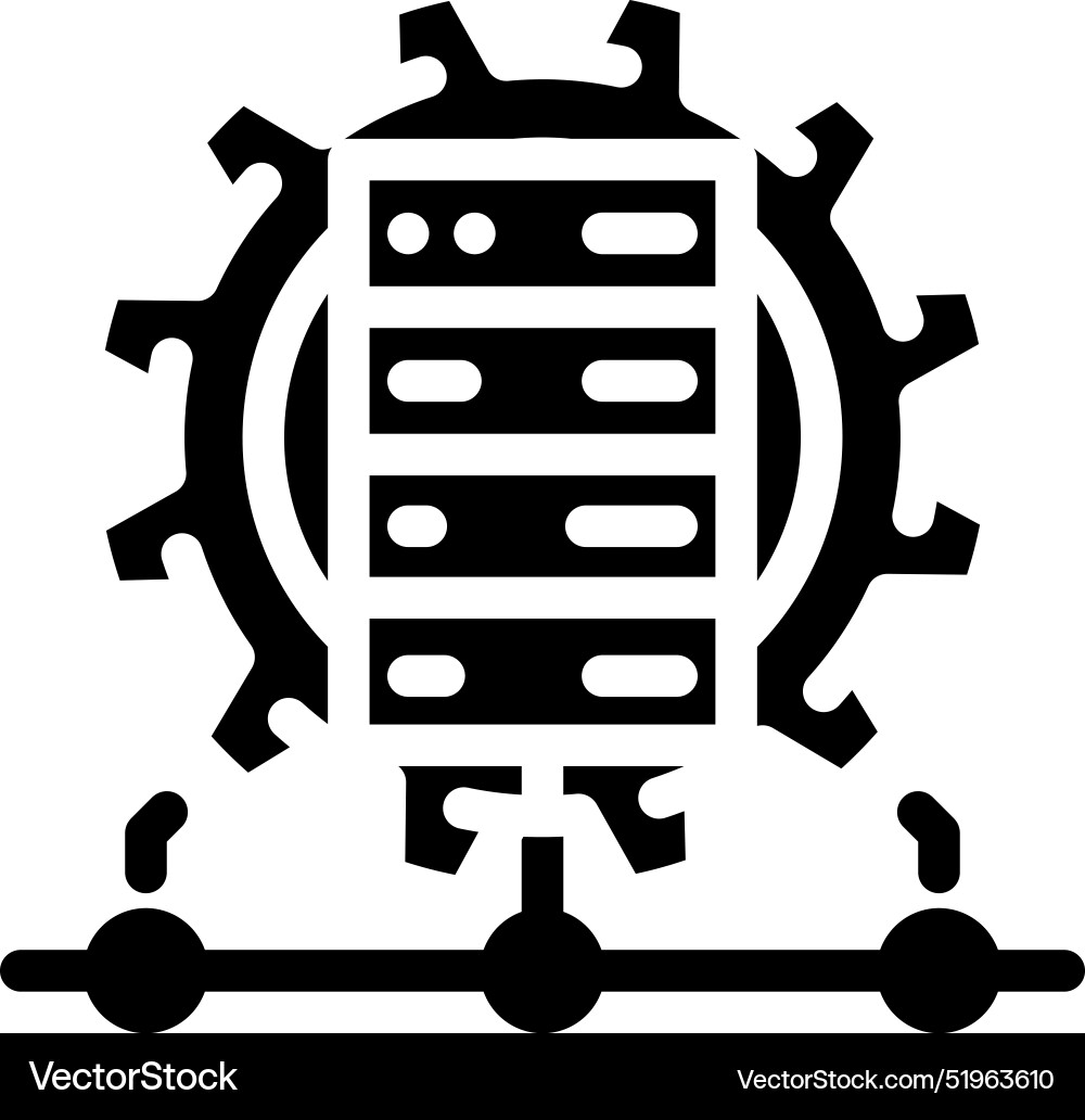 It infrastructure management business process Vector Image