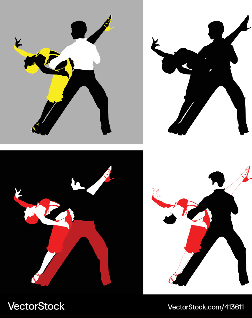 Dancers Royalty Free Vector Image - VectorStock