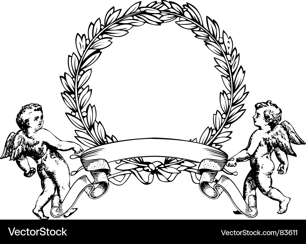 Laurel Angel Vector Images (over 190)