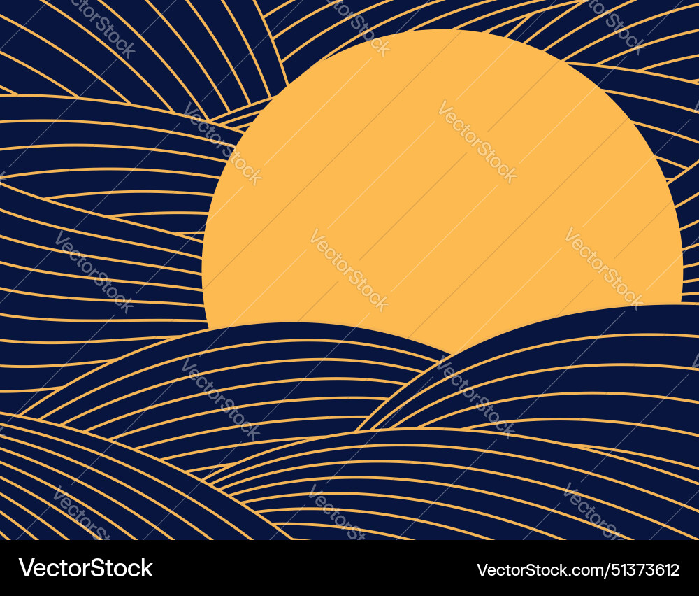 Clouds waves curved lines abstract background Vector Image
