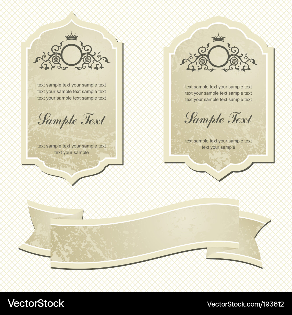 Labels Royalty Free Vector Image - VectorStock