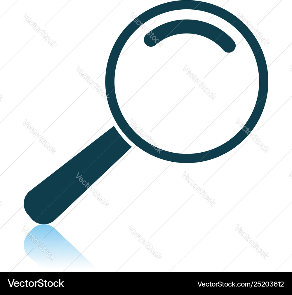 Loupe icon Royalty Free Vector Image - VectorStock
