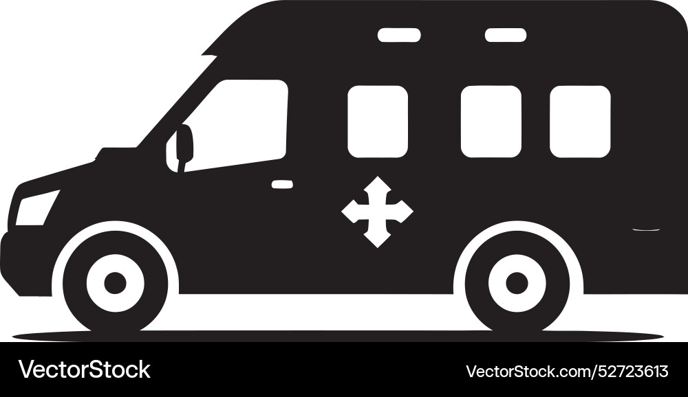 Ambulance acclaim recognizing the bravery Vector Image