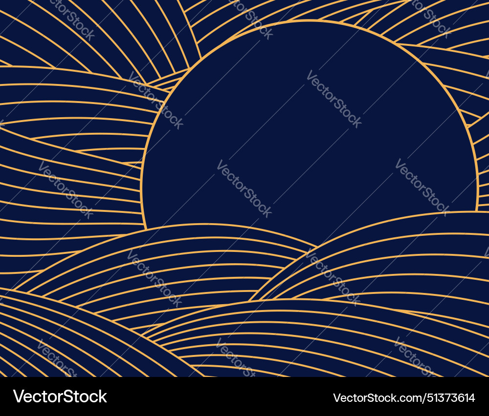 Clouds waves curved lines abstract background Vector Image