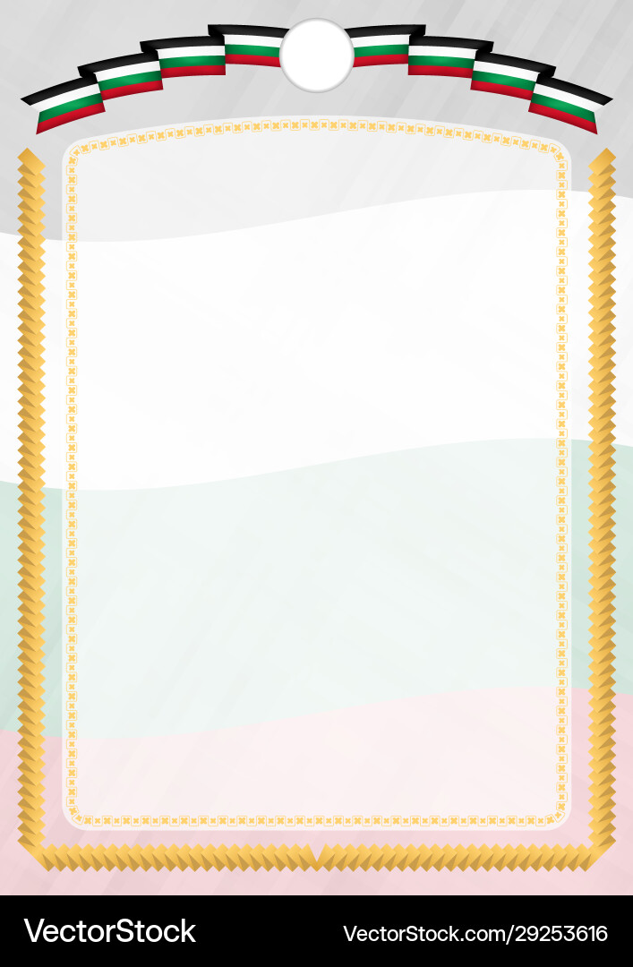 Border made with palestine national flag Vector Image