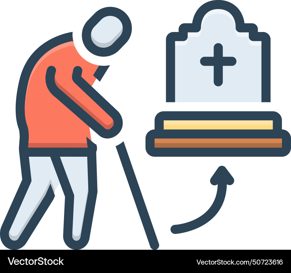 End of life Royalty Free Vector Image - VectorStock