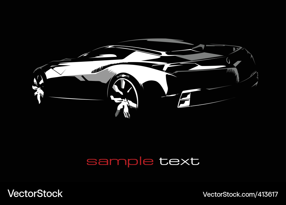 Concept car Royalty Free Vector Image - VectorStock