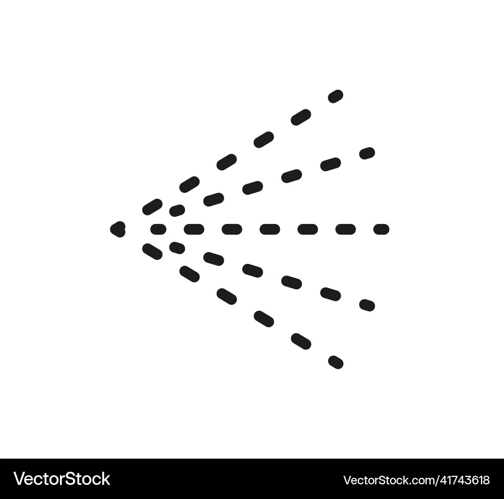 Spray steam icon for water perfume paint Vector Image
