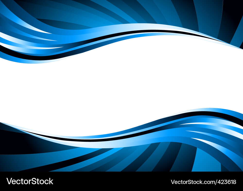Vector Wave Background Royalty