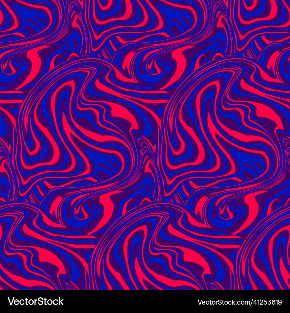 Abstract Red & Blue Marble Texture Royalty Free Vector