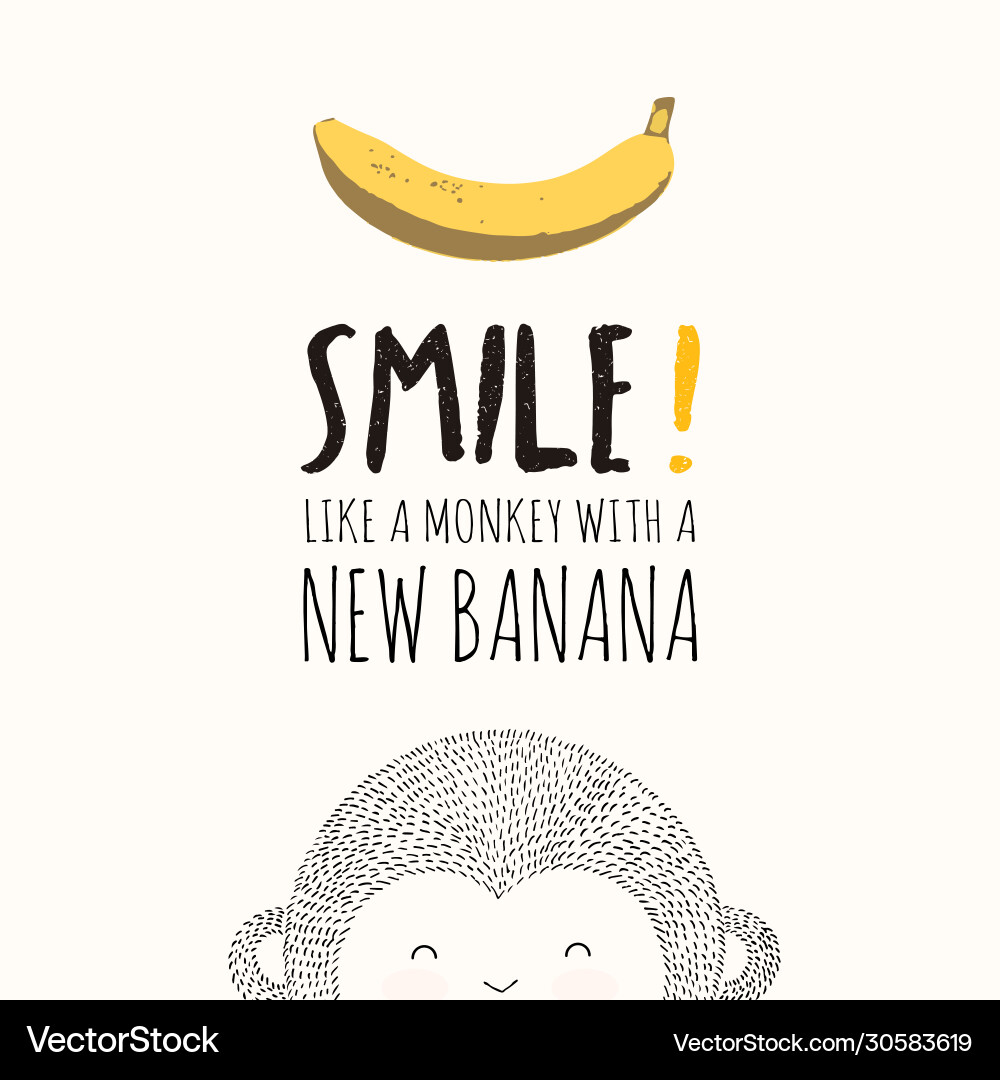 Monkey background Royalty Free Vector Image - VectorStock