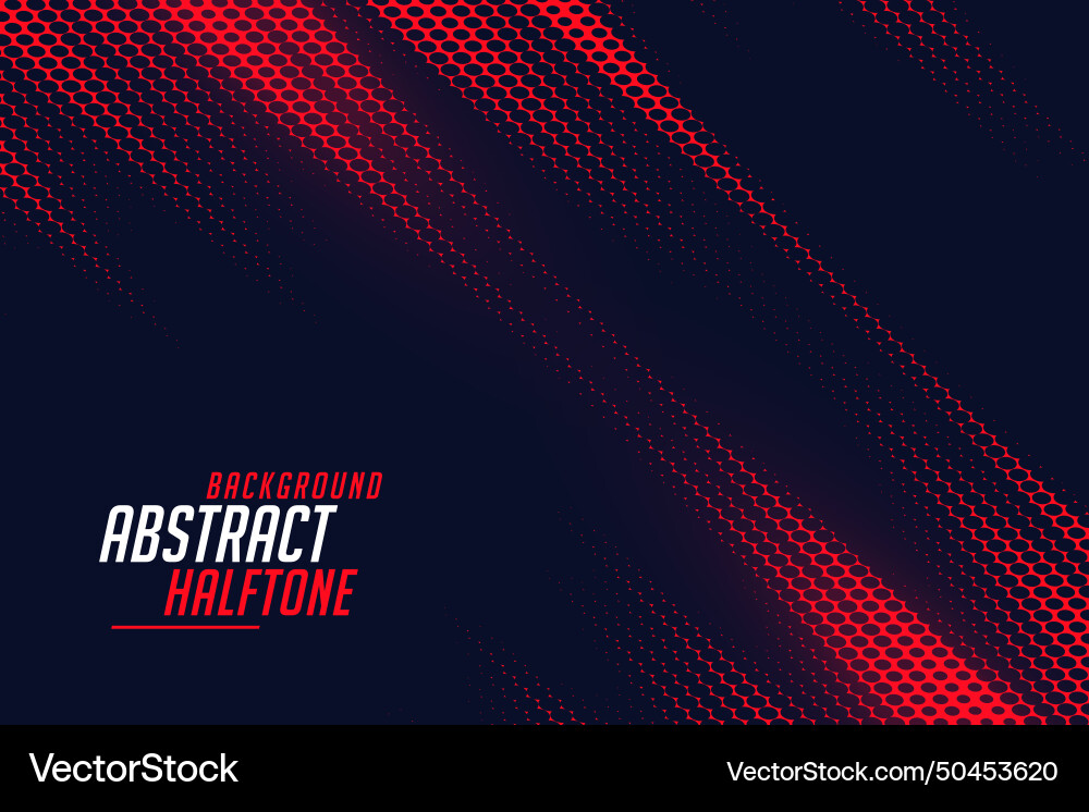Blue and red modern halftone pattern abstract Vector Image