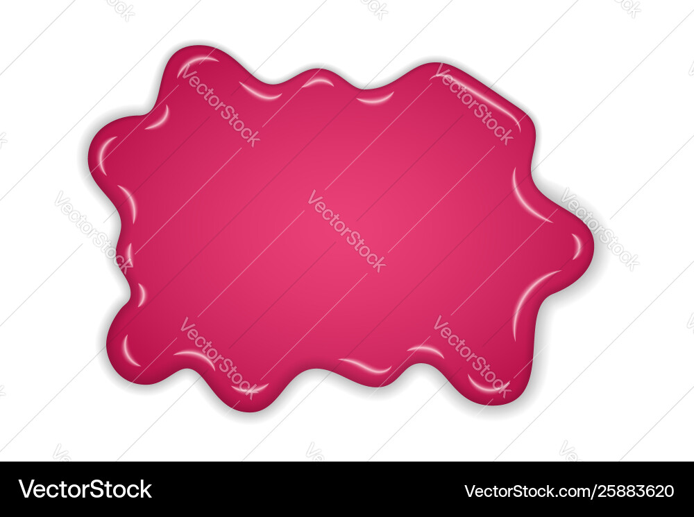 Raspberry jam sweet raspberries splash isolated Vector Image