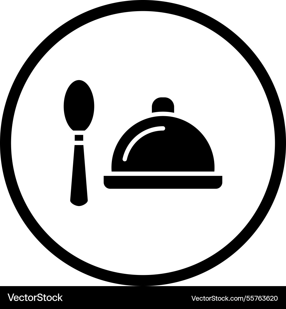 Restaurant icon design Royalty Free Vector Image