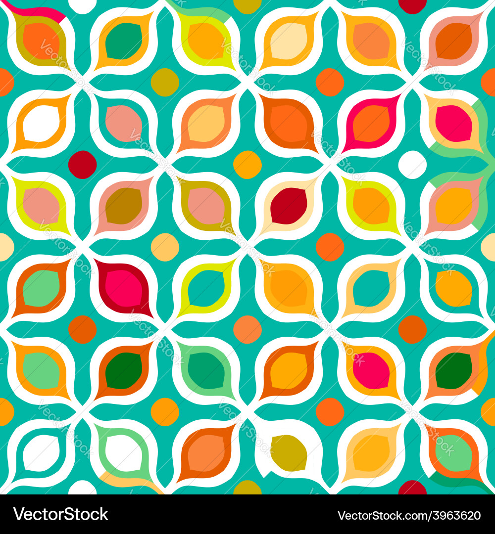 Retro Geometric Pattern Royalty Free Vector Image