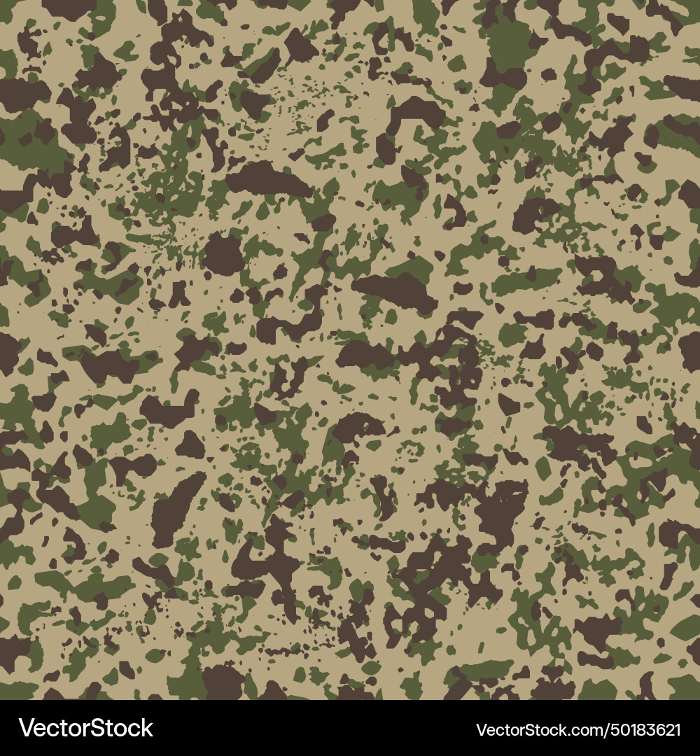 Camouflage pattern repeat print Royalty Free Vector Image