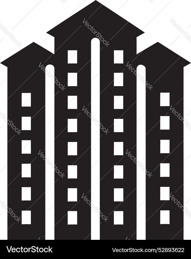 Architectural silence structure art sculpted Vector Image