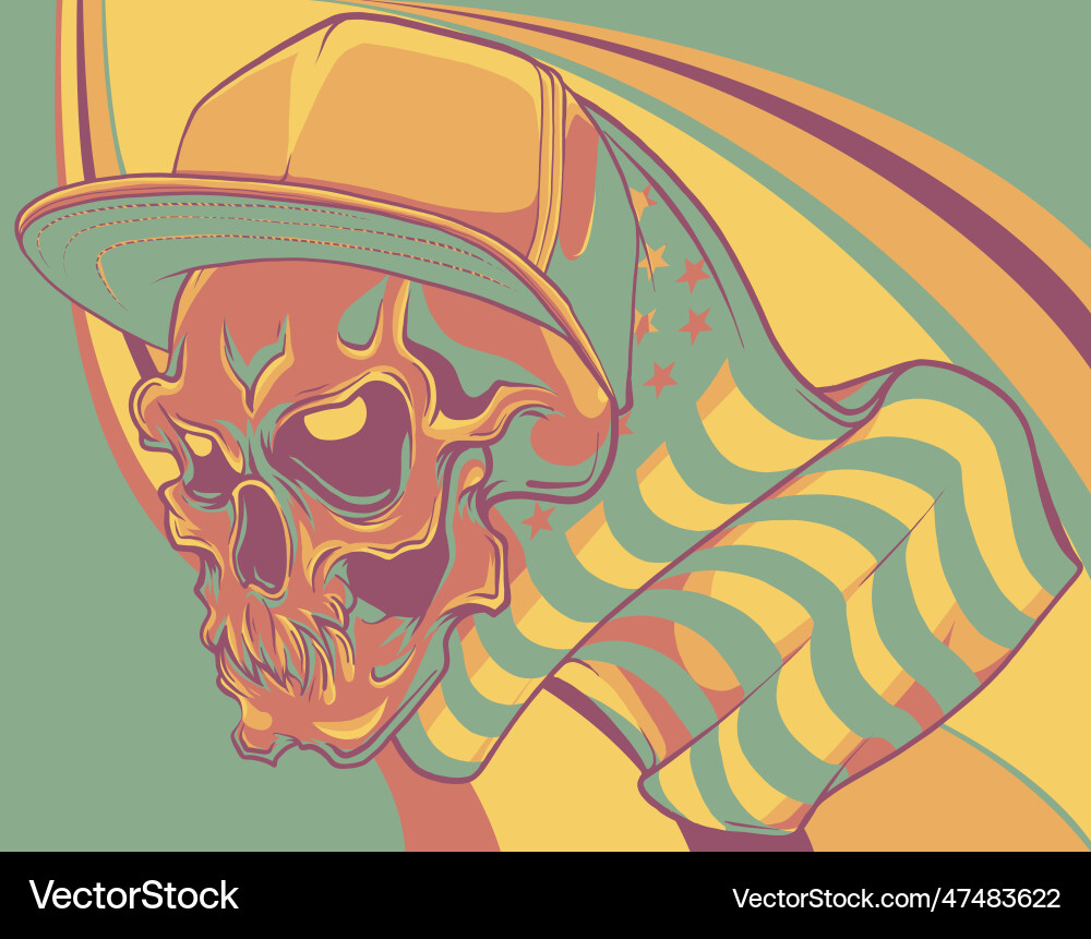 Detailed Skull Artwork Royalty Free Vector Image
