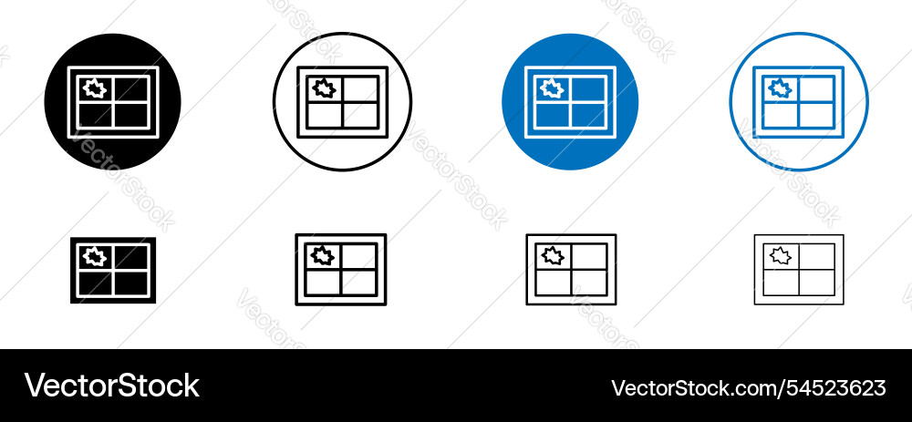 Broken window icon Royalty Free Vector Image - VectorStock