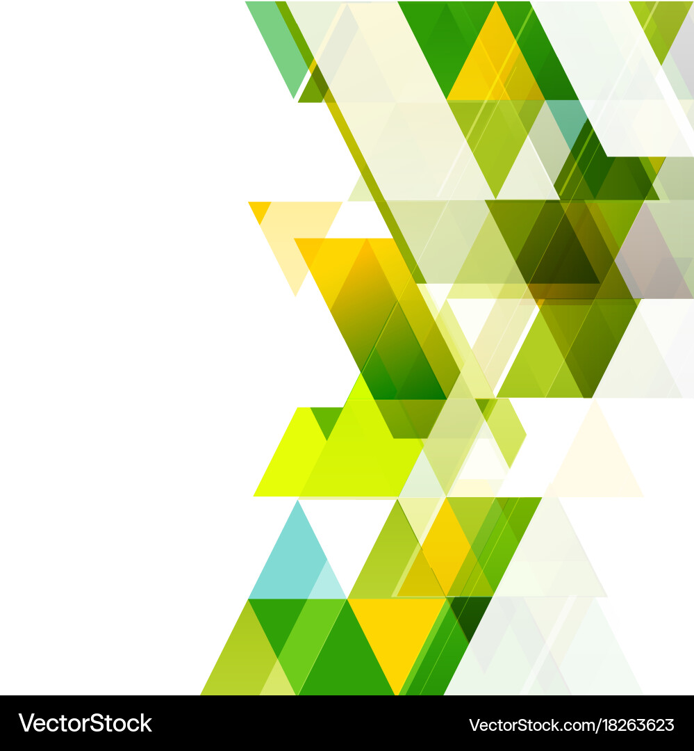Modern geometrical abstract template for business Vector Image
