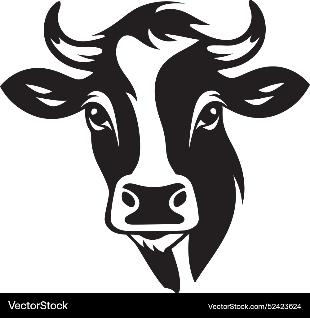 Detailed cow patternssimplistic artwork Royalty Free Vector