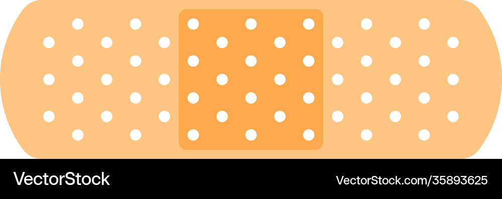 Adhesive bandage Royalty Free Vector Image - VectorStock