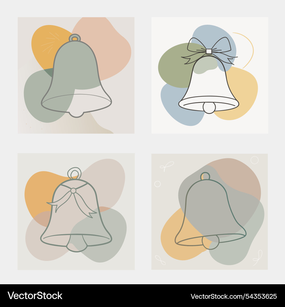 Christmas bell Royalty Free Vector Image - VectorStock