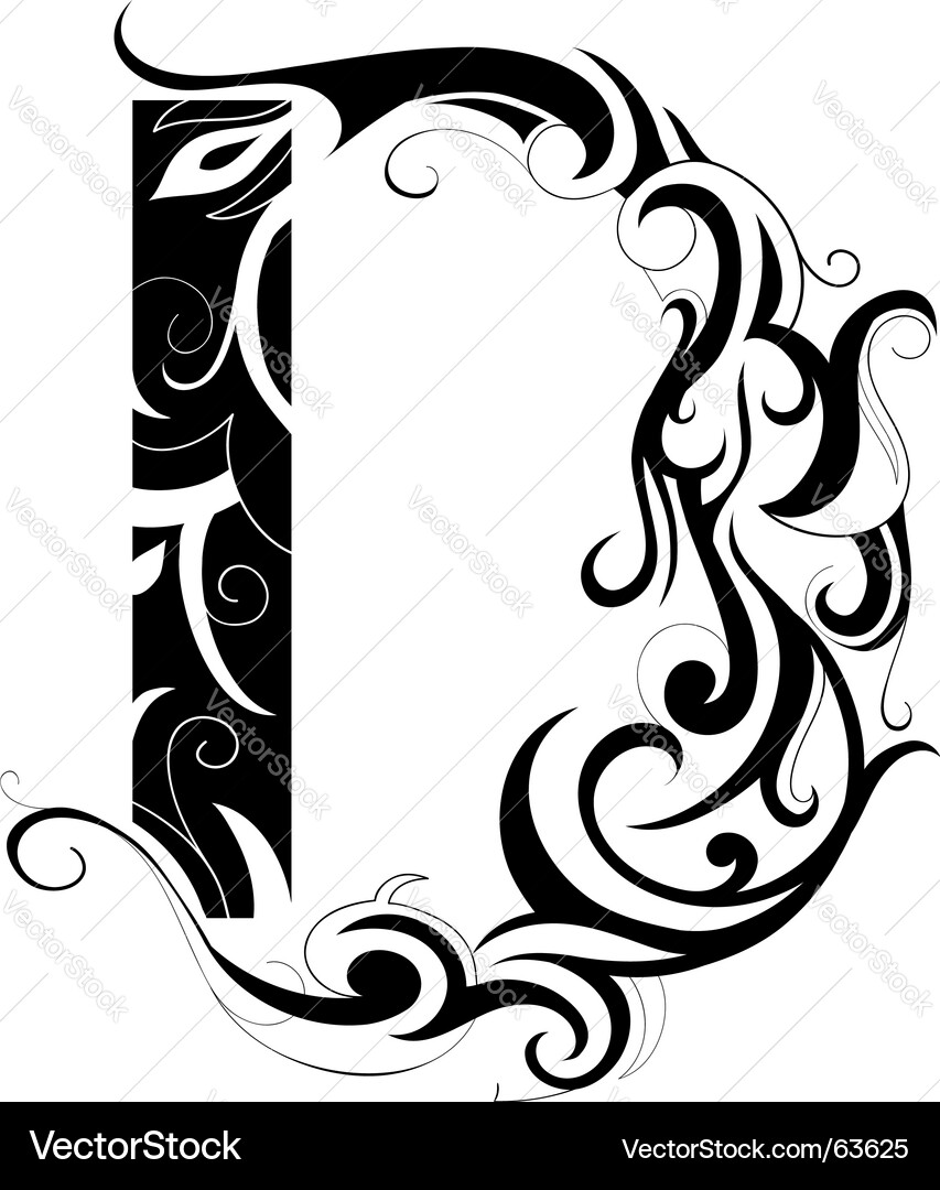 Floral Twirl Pattern Royalty Free Vector Image