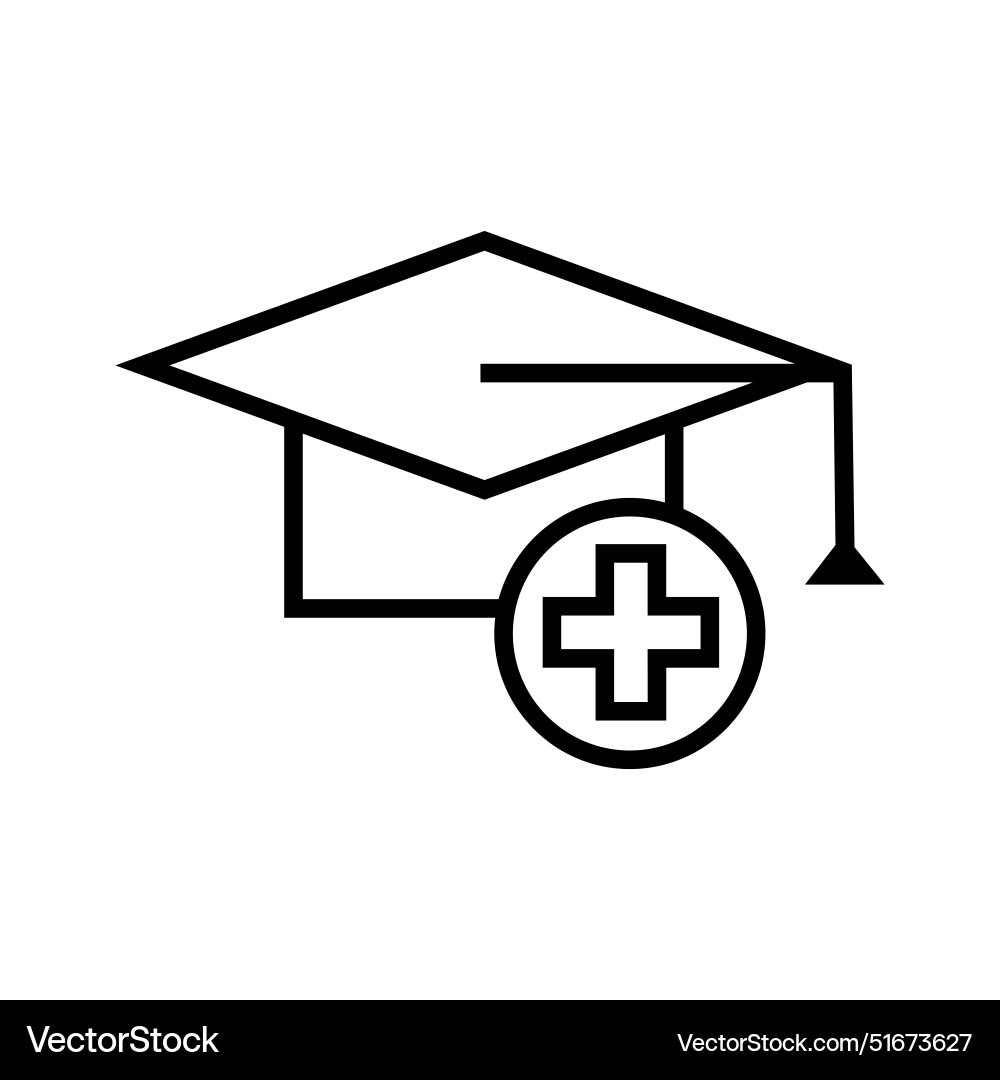Medical student icon Royalty Free Vector Image