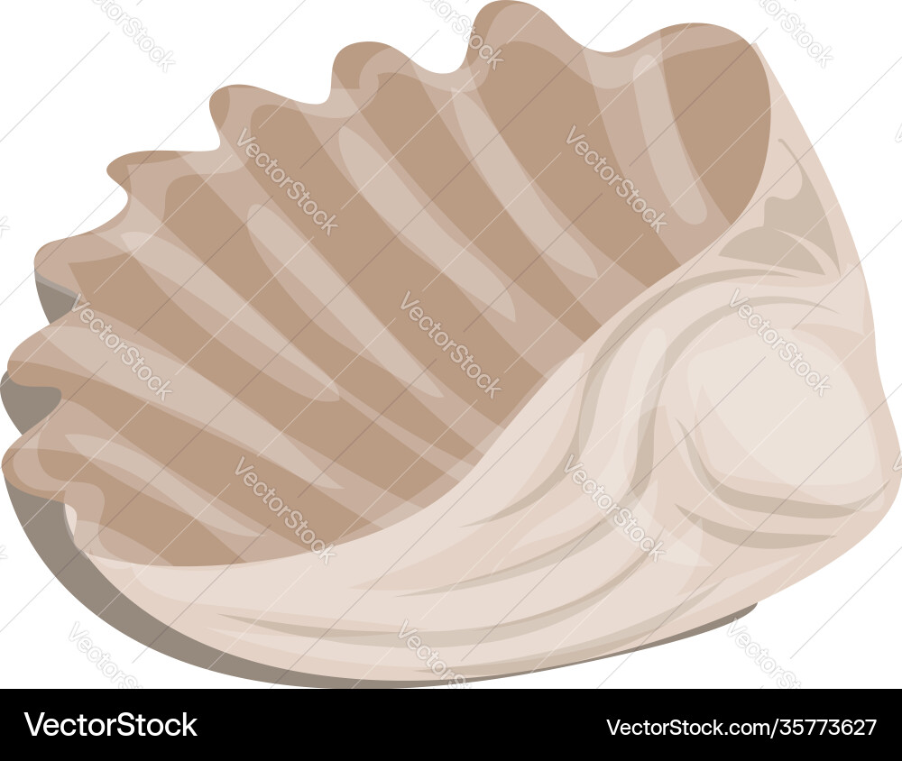 Pearl sea shell icon cartoon style Royalty Free Vector Image