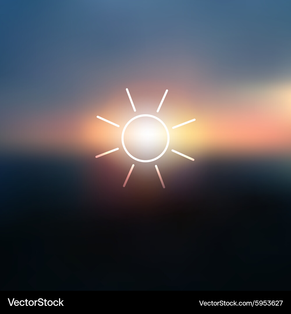 Sunrise Royalty Free Vector Image - VectorStock