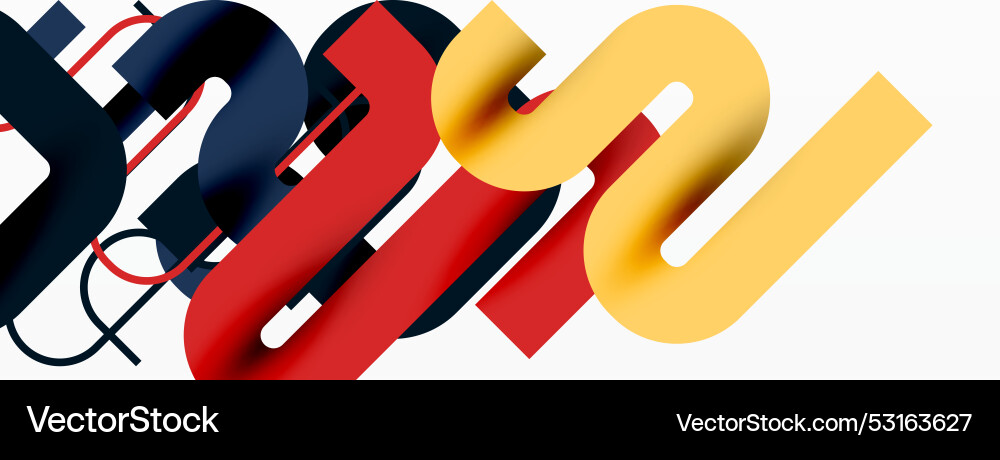 Wave lines minimal abstract background Royalty Free Vector