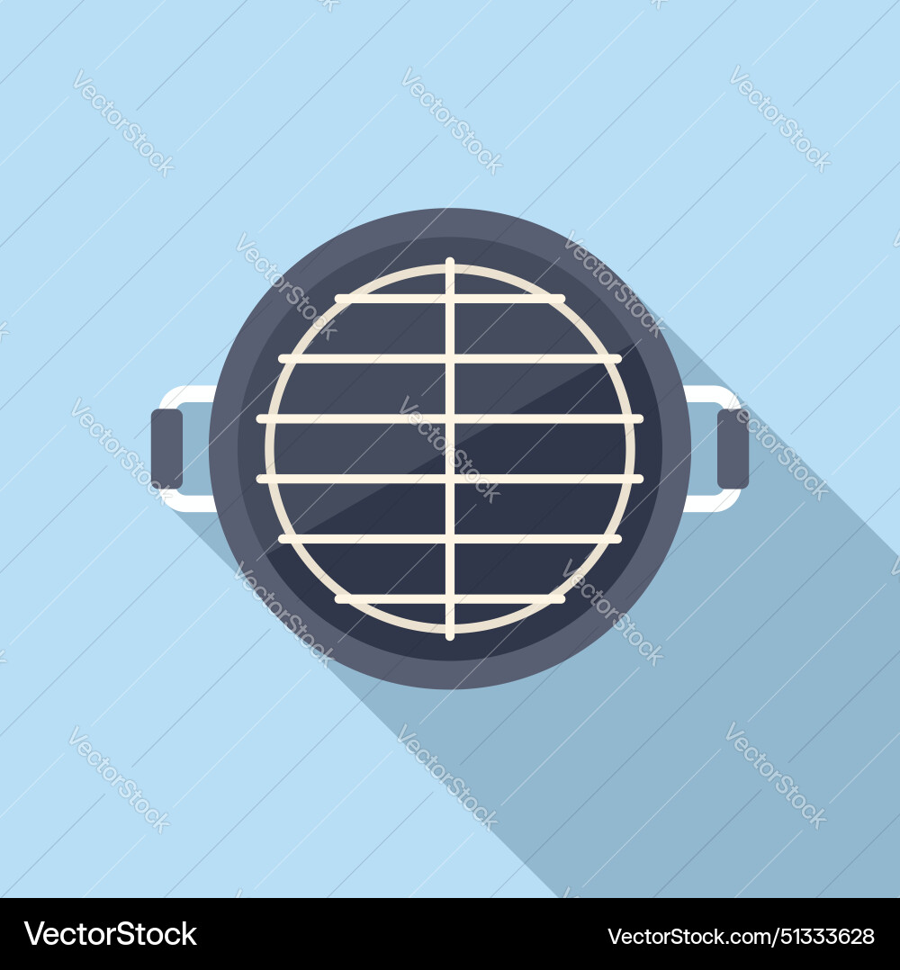 A barbecue grill top view Royalty Free Vector Image