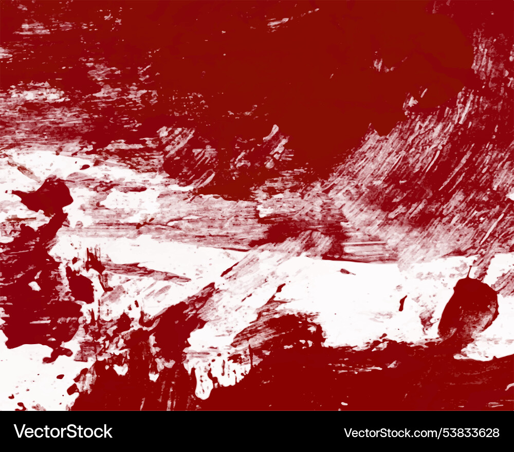 Blood Red Grunge Texture Royalty Free Vector Image