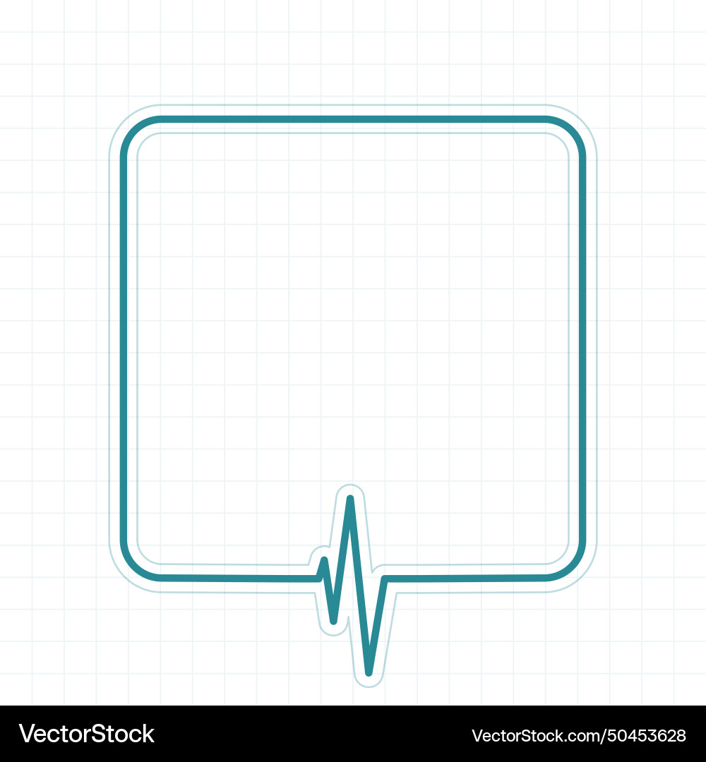Modern health care frame background with blank Vector Image