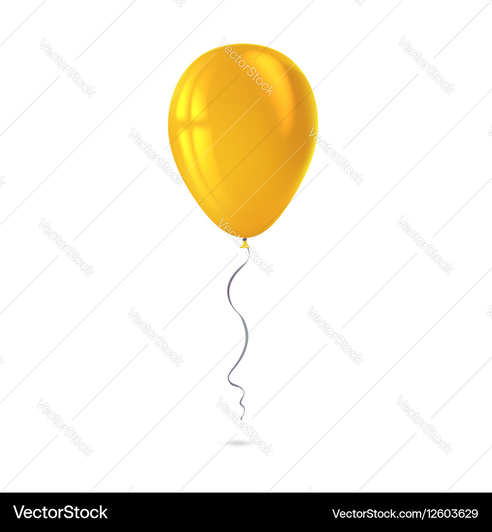 Inflatable air flying balloon isolated on white Vector Image