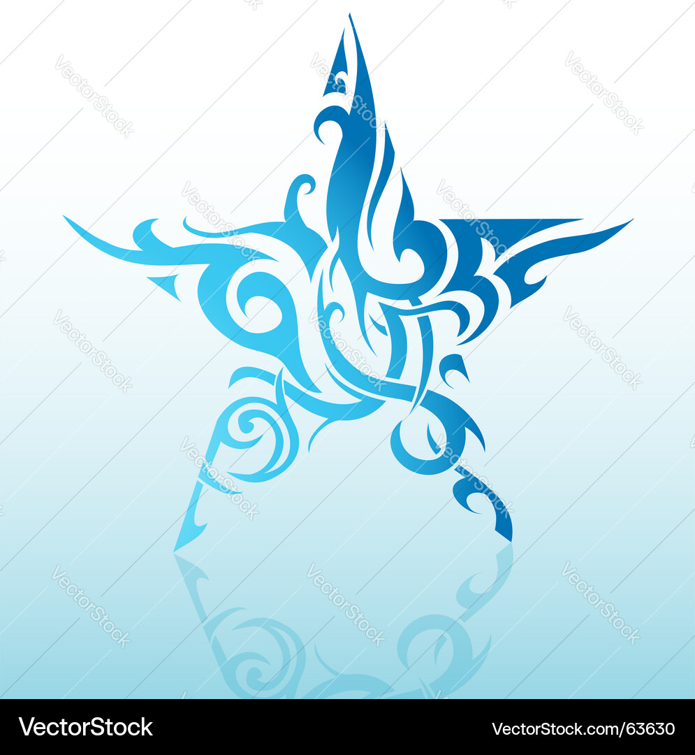 Tattoo star Royalty Free Vector Image - VectorStock