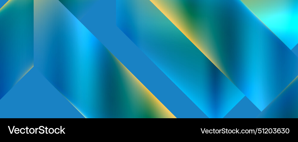 Vibrant aqua and electric blue rectangular pattern