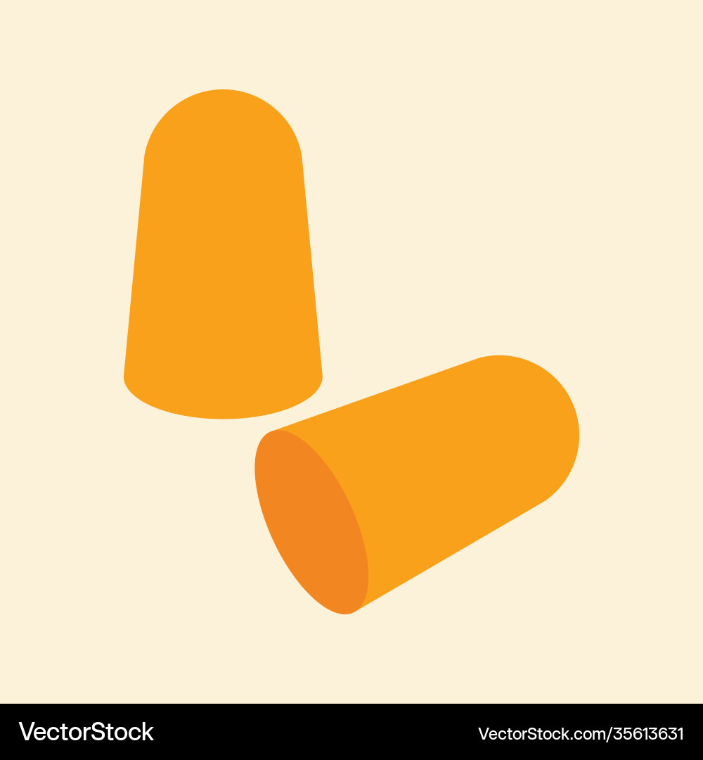 Ear plugs Royalty Free Vector Image - VectorStock