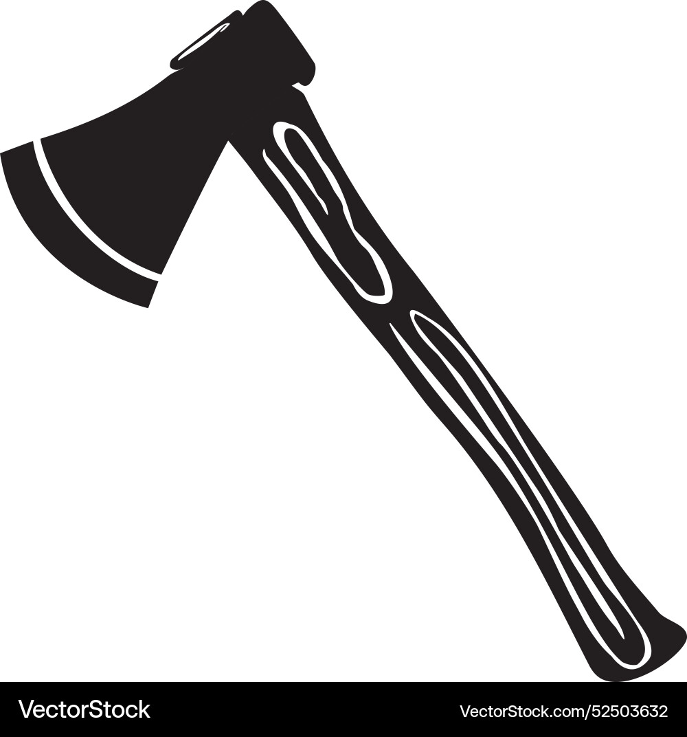 Axe isolated Royalty Free Vector Image - VectorStock