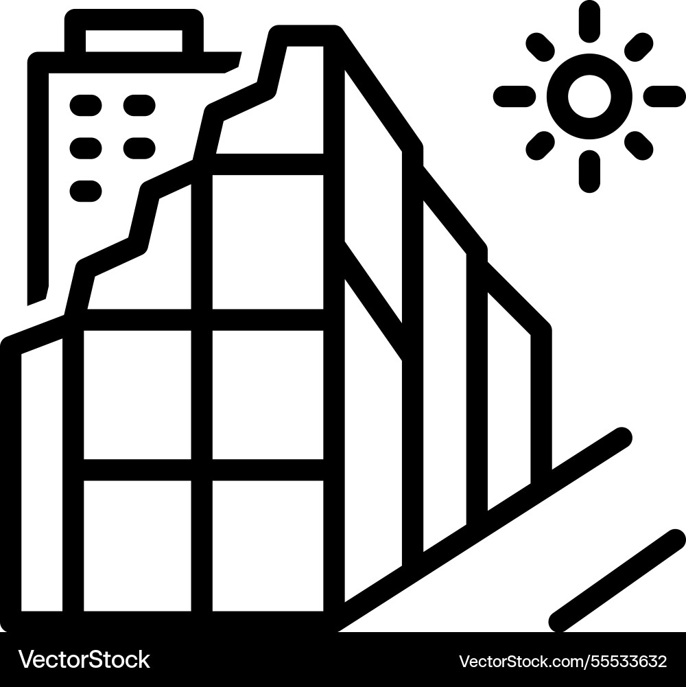 Building Royalty Free Vector Image - VectorStock