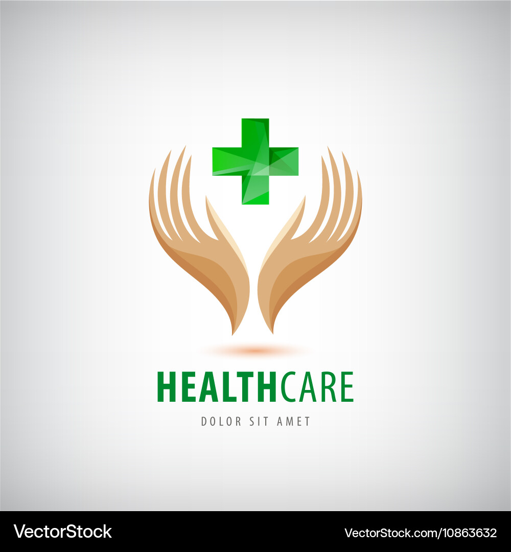 Medical pharmacy cross logo design template Vector Image