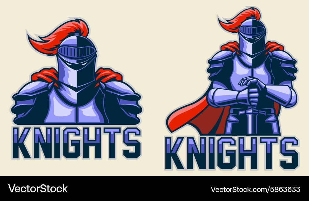 Knights Royalty Free Vector Image - VectorStock