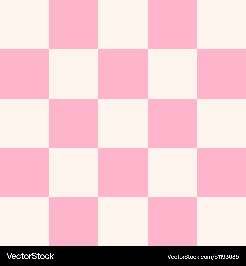 Abstract checkerboard design in pink geometric Vector Image