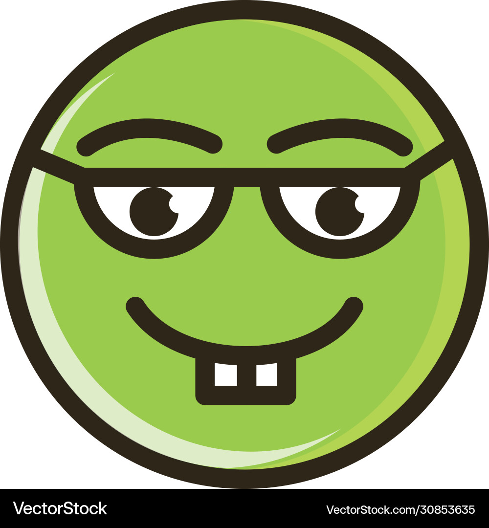 Nerd Smiley Face