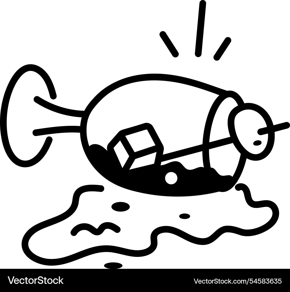 Picasso art icon in hand drawn style Royalty Free Vector