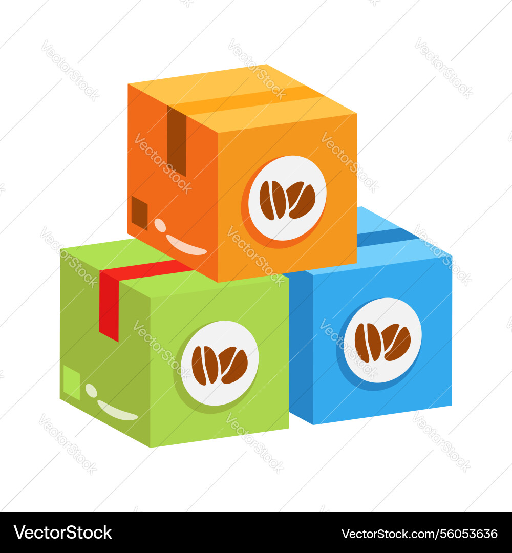 Coffee packaging Royalty Free Vector Image - VectorStock