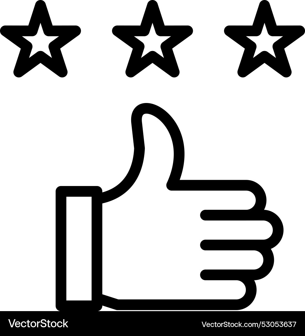 Customer review icon design Royalty Free Vector Image