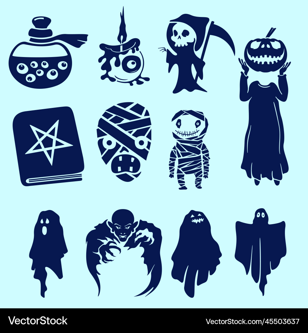 Ghost halloween Royalty Free Vector Image - VectorStock