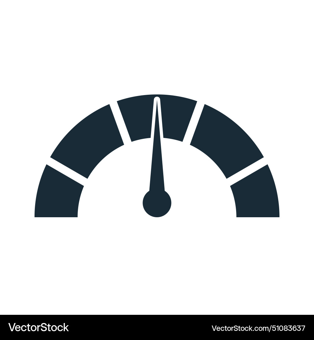 Scale risk meter indicators speedometer Royalty Free Vector